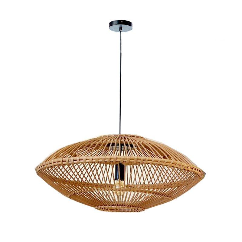 Luminária Pendente Lili Casa Cook Lura Vime Natural 55cm